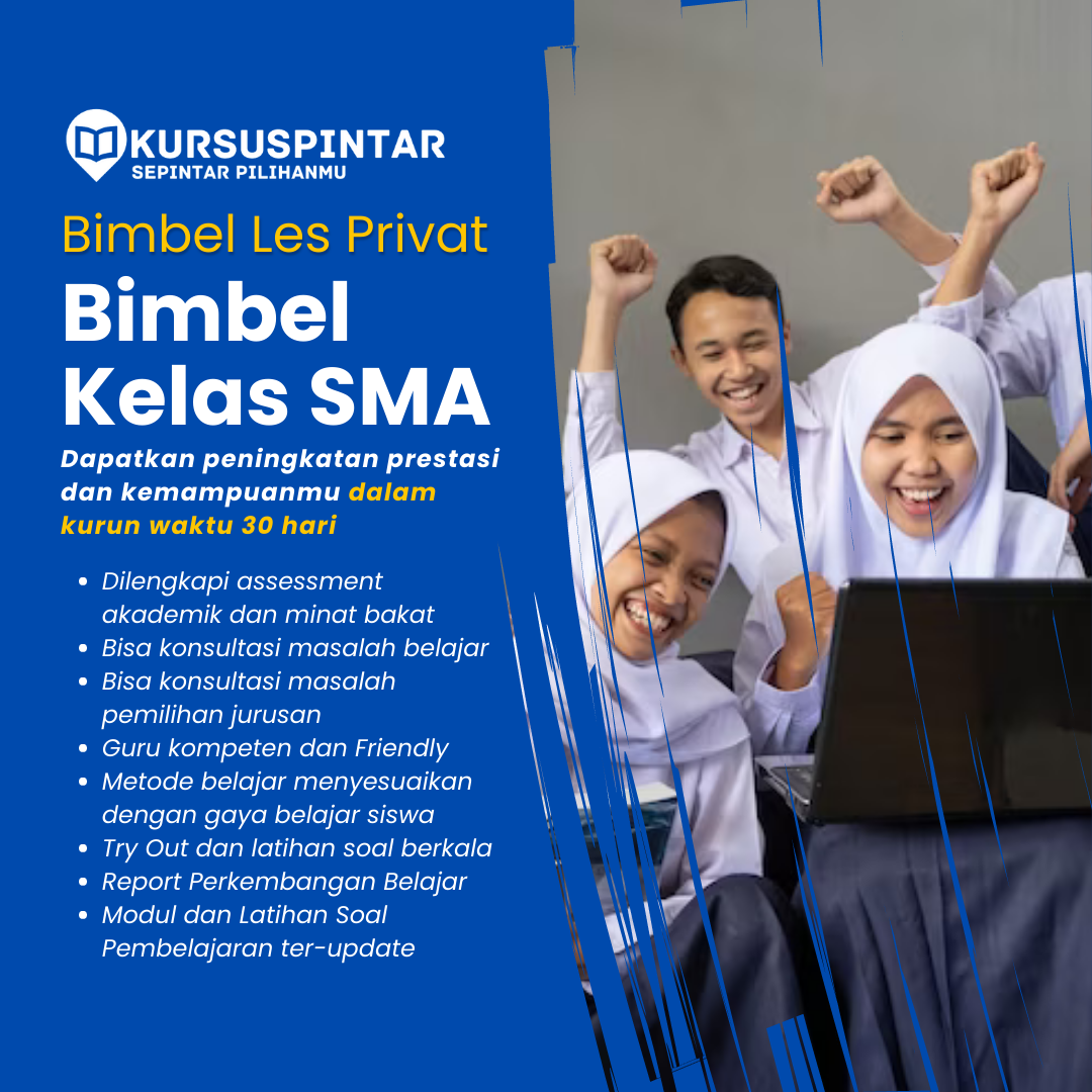 Bimbel SMA Les Privat Terbaik UTBK | Kursuspintar